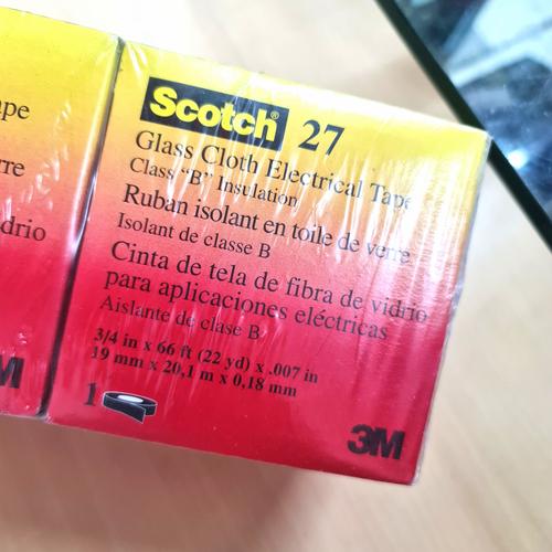 Jual 3M SCOTCH 27 GLASS CLOTH ELECTRICAL TAPE INSULATION HIGH TEMP ...