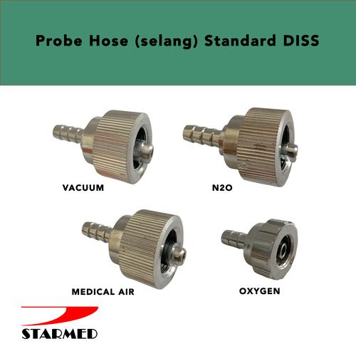 Jual Probe Adaptor Gas Medis standard DISS - Selang - Oxygen - Jakarta ...