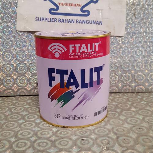 Jual Ftalit Cat Minyak Besi Dan Kayu Sintetic Paint Bright Yellow KF ...