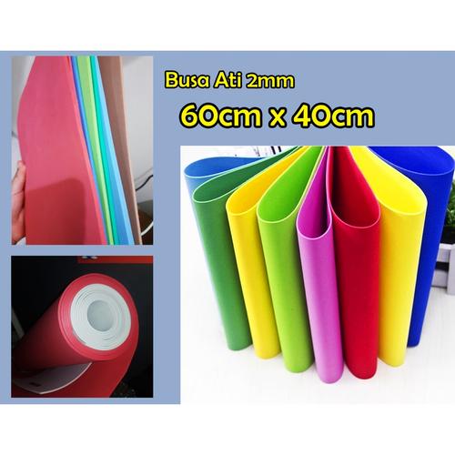 Jual Busa Ati 2mm warna 60cm x 40cm / Eva spon | Spon eva | Eva foam ...