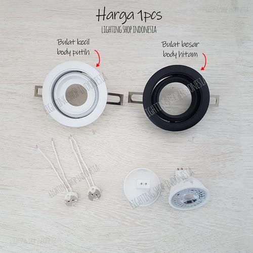 Jual Rumah kap lampu downlight inbow sorot halogen fiting MR16 kosongan ...