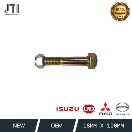 Jual BAUT DINGDONG RUBBER BUSHING BOLT HINO FUSO ISUZU NISSAN 18 X 100 ...
