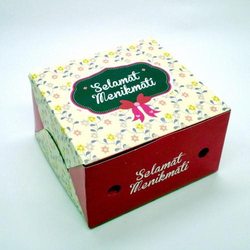 Jual Kardus Snack Motif UP 001 flower Pink 10x10x5 isi 100 lembar ...