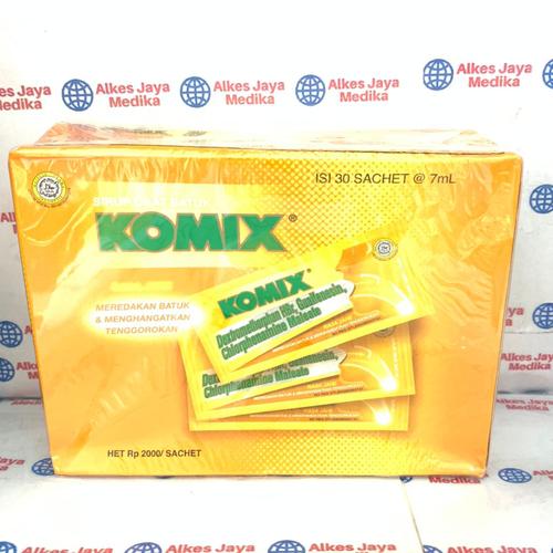 Jual Komix Rasa Jahe Box Isi 30 Sachet @7ml - Obat Batuk - Kota ...