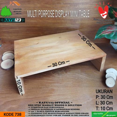 Jual Meja Kecil Stand Display (P)30-70 cm (L)30cm (T)10cm Meja ...
