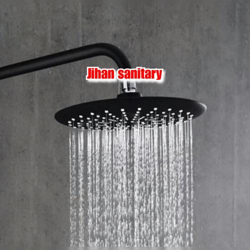 Jual Rain / Wall Shower Kamar mandi Hitam Tanam Bulat - Wall Shower ...