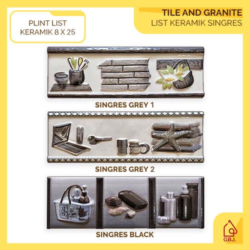 Jual LIST PLINT KERAMIK IKAS SINGRES 25 X 8 / LIS KERAMIK DINDING ...