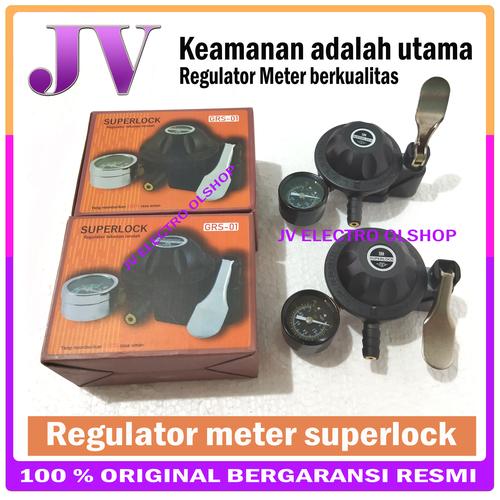 Jual Regulator SUPERLOCK Gascomp GRS 01 / Regulator Gas LPG Meter ...