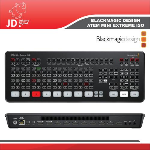 Promo Blackmagic Design ATEM Mini Extreme ISO - Mixer Live Streaming 8 ...
