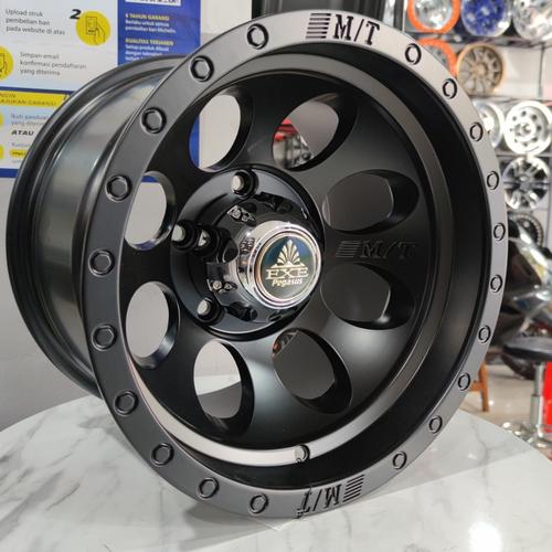 Jual Velg Mobil MT 15x10 5h 139.7 et-44 Matt Black Jimny katana jeep ...