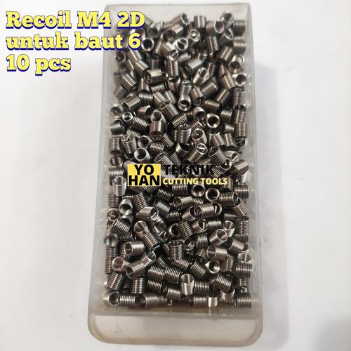Jual thread repair recoil M4 x 0.7 2D alat perbaikan drat baut 6 slek ...