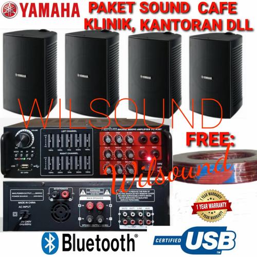 Jual PAKET SOUND CAFE RESTORAN AULA KANTORAN YAMAHA VS6 4 SPEAKER ORIGINAL - VS6 6IN - Jakarta ...