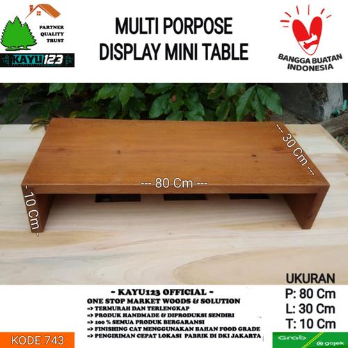 Jual Meja Kecil Stand Display (P)80-120 cm (L)30cm (T)10cm Meja ...