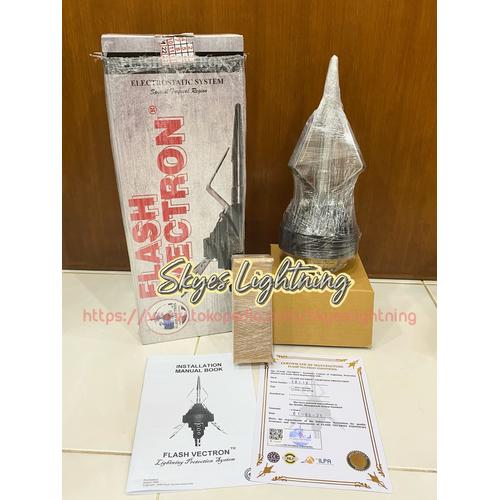 Jual Penangkal Petir FLASH VECTRON FV6 - ORIGINAL / Radius 150 meter ...