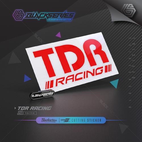 Jual Stiker TDR Racing | Sticker TDR Racing | Sticker Motor - Hitam ...