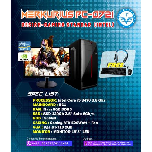 Jual PAKET RAKITAN KOMPUTER MURAH / RAKITAN PC GAMING i5 3470 19.5 ...