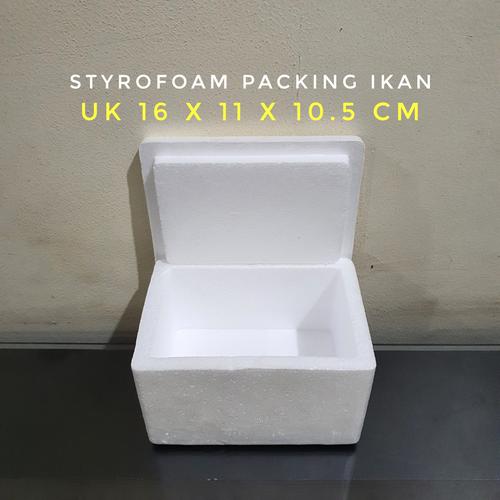 Jual Styrofoam Packing Ikan Cupang / Box Paxel / Sterefoam Box 16x11x10 ...