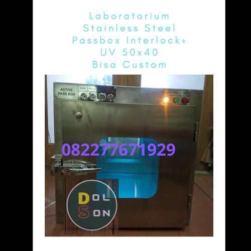 Jual Laboratorium BSL PCR Passbox Interlock UV 50 x 40 Pass Box Lab ...