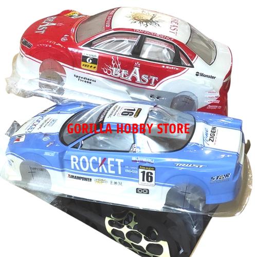 Jual body shell rc drift on road 1:10 TAMIYA TT01 HSP racing - Jakarta ...