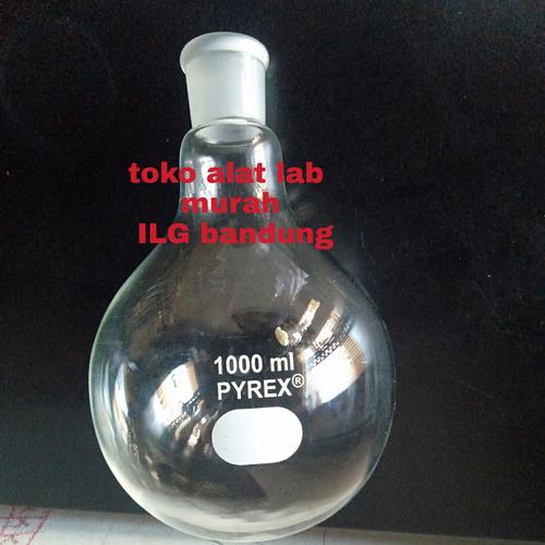 Jual boiling flask 1000ml pyrex labu bulat 1000ml - Kab. Bandung Barat ...