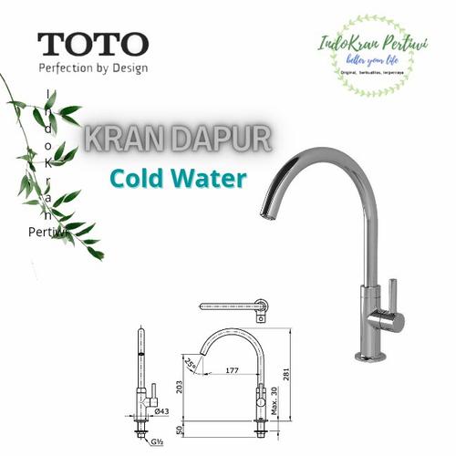 Jual Kran Dapur TOTO TX603MEB (cold water) / Kran Sink TOTO/ Kitchen Faucet - Kab. Tangerang ...