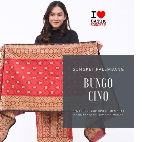 Jual Songket bunga cino palembang tenun batak ulos sumatra medan bungo ...