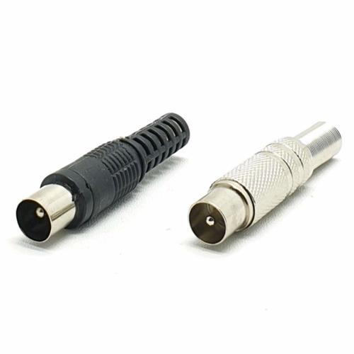 Jual Jack Antena TV Laki PLASTIK ~ BESI / Colokan TV / Konektor Antena ...