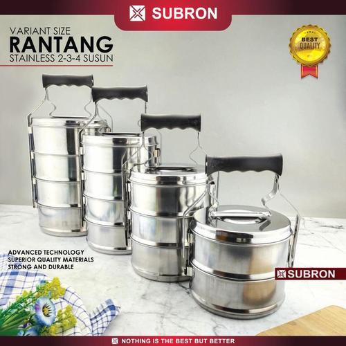 Jual Rantang makanan stainless SUBRON uk 14 cm - Susun 2 - Jakarta ...