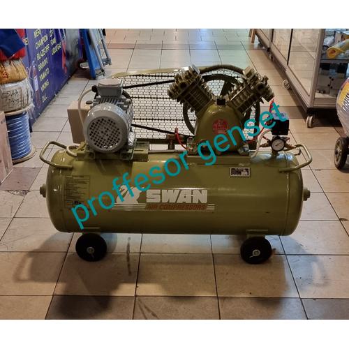 Jual Kompresor angin swan 2 hp ( pk ) 2hp komplit motor 3 phase ...