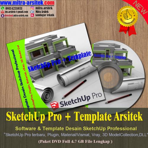 Jual Paket DVD Sketchup Pro Full & Template Arsitek Professional - Kab ...