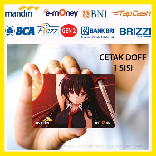 Jual KARTU EMONEY MANDIRI BCA GEN 2 BNI BRI AKAME GA KILL ANIME KARTUN ...