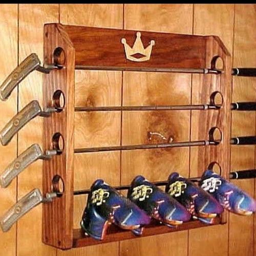 Jual rak stik golf gantung. multi fungsi dari kayu jati belanda - Kab ...
