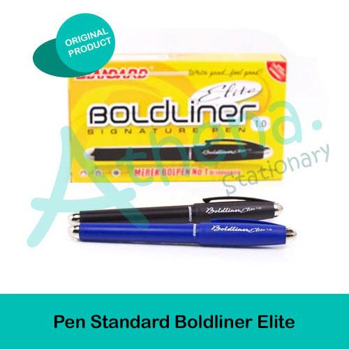 Jual Pulpen/ Pen Standard Boldliner Elite 1.0 mm - Hitam - Jakarta ...