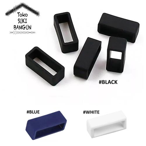 Jual Ring Loop Karet / Rubber Tali Jam Tangan Watch Band Strap - White ...