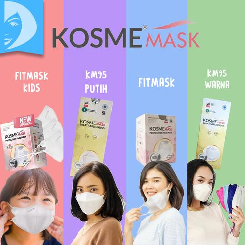 Jual Ms Glow Kosme Mask Fitmask Dewasa FItmask Kids KM95 Kosmemask ...