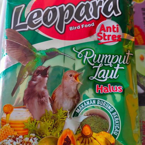 Jual Makanan Pakan Burung Leopard Rumput Laut kasar Seaweed - Kab ...