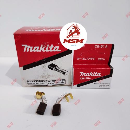 Jual CARBON BRUSH / SPUL / ARANG MAKITA CB 51A Harga per set isi 2 pcs - Jakarta Utara - MITRA ...