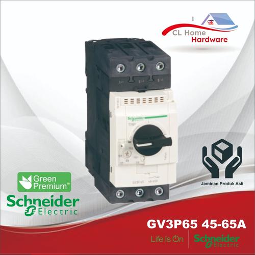 Jual GV3P65 SCHNEIDER Motor Circuit Breaker Thermal Magnetic GV3P 45 ...