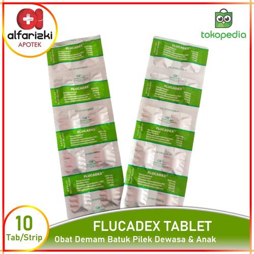 Jual FLUCADEX 10 KAPLET / Obat Demam Batuk Pilek Dewasa Dan Anak - Kota ...