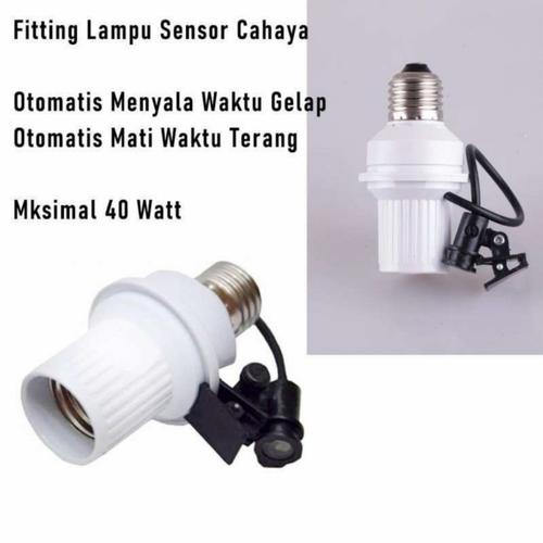 Jual Fitting Lampu Sensor Cahaya Otomatis Untuk Segala Lampu 122 ...