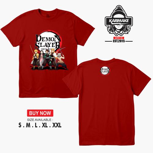 Jual Kaos Baju Anime KIMETSU NO YAIBA DEMON SLAYER TANJIRO KILUA ...