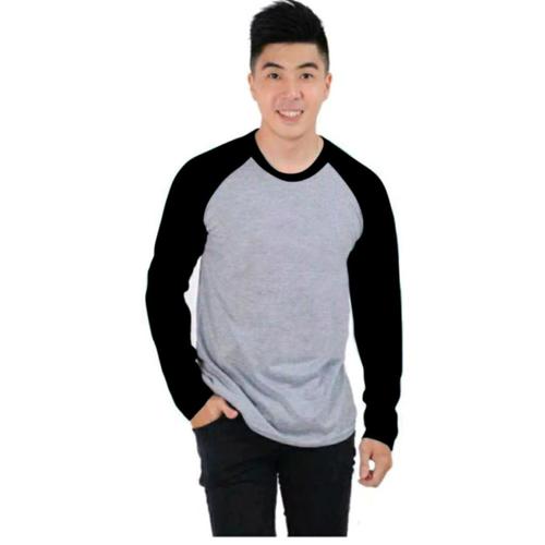 Jual KAOS RAGLAN PRIA POLOS\ KAOS RAGLAN PRIA LENGAN panjang, M71 ...