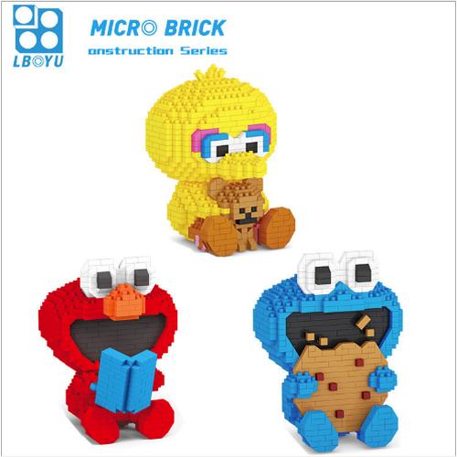 Jual Lego Mini Nano Block Baby Sesame Streets Elmo & Friends Mainan ...