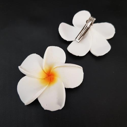 Jual hiasan rambut tusuk konde jepit sanggul bunga putih kamboja ...