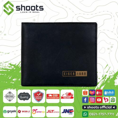 Jual Dompet Kulit Asli Eiger Pellewallet Short Wallet - Hitam - Kota ...