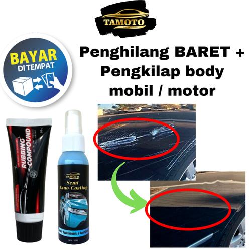 Promo Rubbing Compound / Kompon penghilang BARET / GORESAN body mobil ...