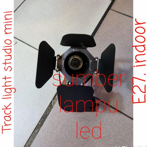 Jual lampu sorot studio mini rel e27 / kap spotlight track rell studio E27 - Jakarta Barat ...