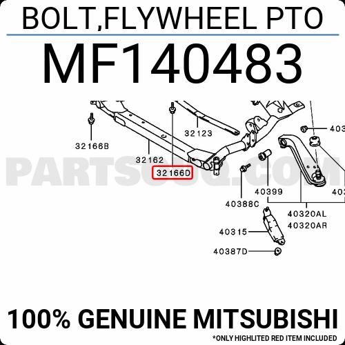Jual Bolt / baut chassis frame mitsubishi canter original MF140483 ...
