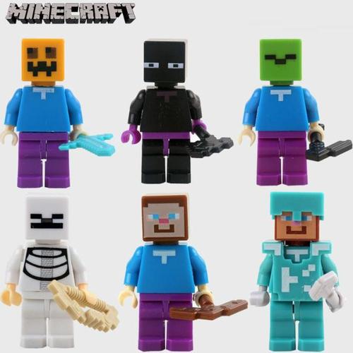 Jual New Minecraft Figure Set/Minecraft Cake Topper/Mainan - Kota ...