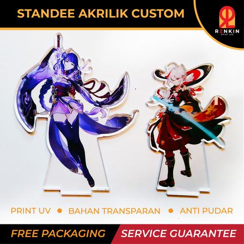 Promo Custom Standee Akrilik Transparan - 100 cm², 2 sisi - Jakarta ...